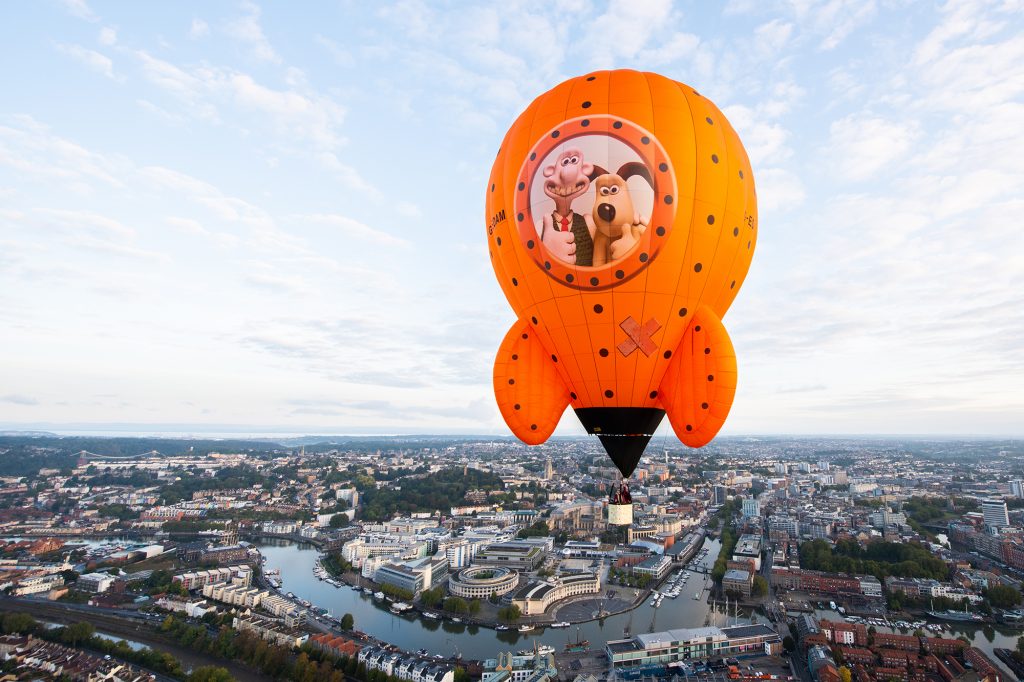 Hold tight, lad! Wallace & Gromit’s moon rocket lifts off for charity