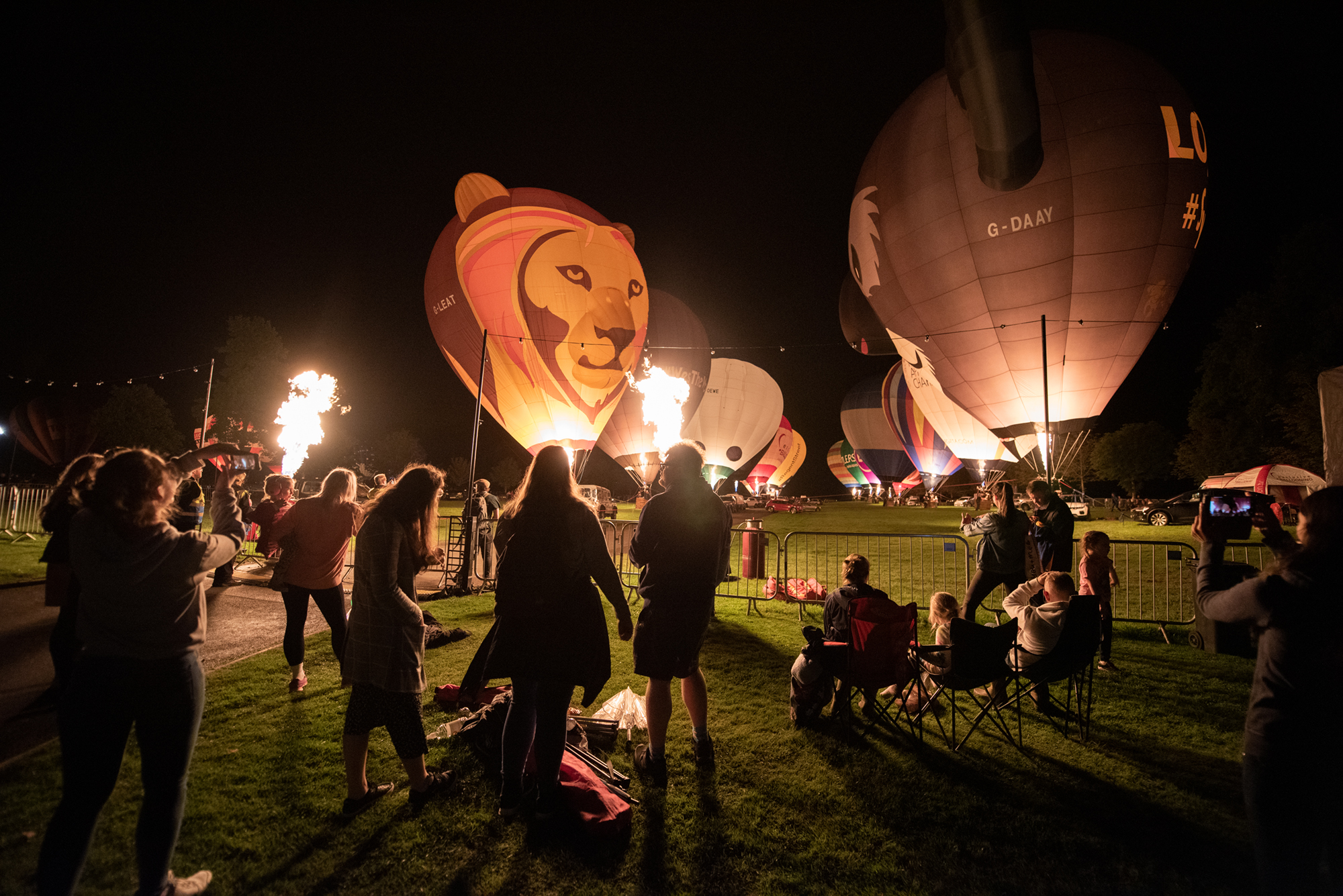 Night Glow Returns to Longleat! - Exclusive Ballooning